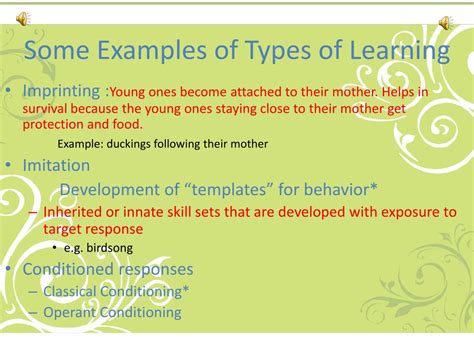 Ppt Innate And Learned Behaviour Powerpoint Presentation Free Download Id2073483