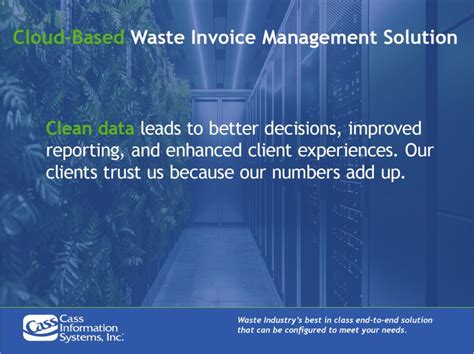 Cass Waste Invoice Management Solution On Linkedin Casswaste