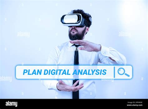 Sign Displaying Plan Digital Analysis Concept Meaning Analysis Of Qualitative And Quantitative