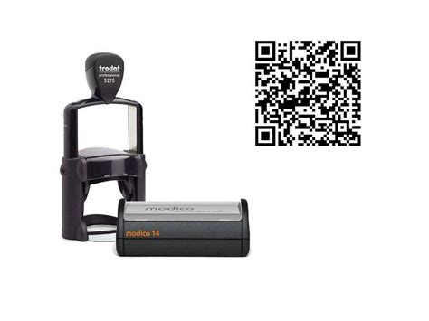 Qr Code Stempel Online Kaufen Stempelfactoryde