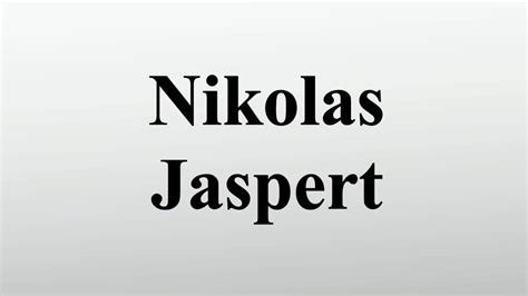 Nikolas Jaspert Youtube