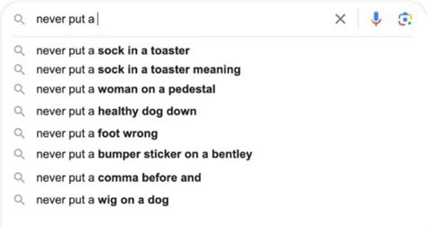 Google Poetics Greatest Autocomplete Fails