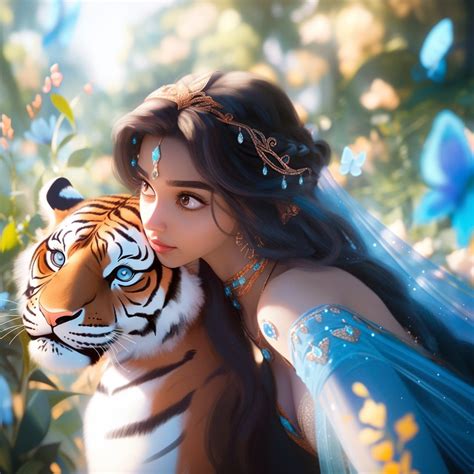 Fantasydreams On Instagram Princess Jasmine And Her Tiger Rajahs Fun