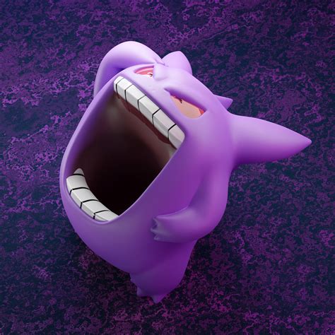 Gengar Stl Pack Gengar 3d Model Pack Gengar 3d Print Files Etsy New