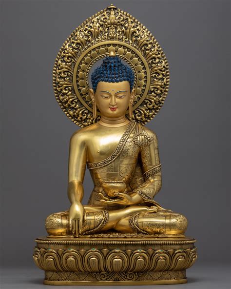 Statue Of Buddha Siddhartha Gautama Traditional Himalayan Art