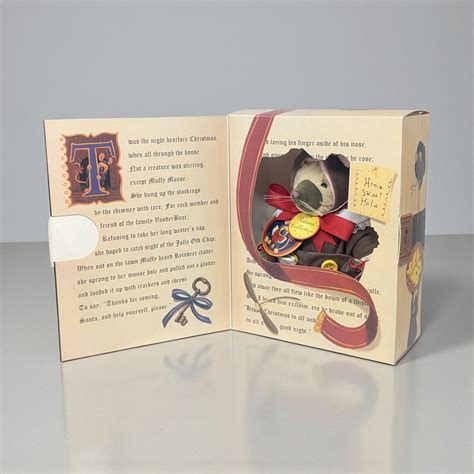 Vintage 1995 Muffy Mouse Limited Edition Christmas In Package North