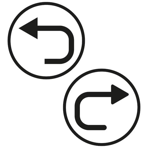 Premium Vector Undo Icon And Go Back Icon Vector Illustration Stock Image
