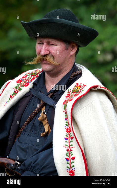 People In Traditional Hungarian Dress Annual Wine Festival Szuret