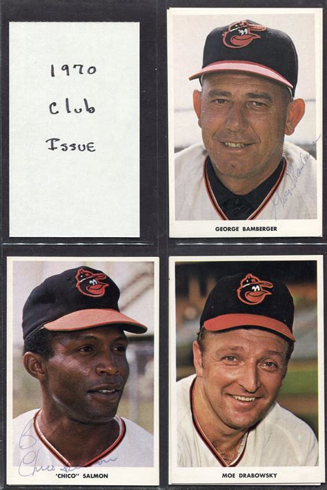 Lot Detail Baltimore Orioles Team Postcards 1970 1978 W125 Signed