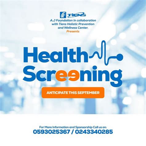 Health Screening Exercise Flyer Design In 2025 Health Screening