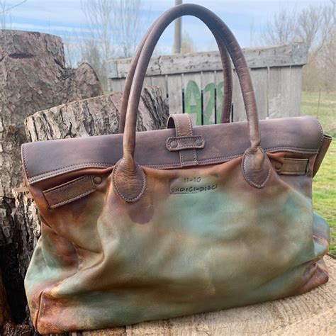 Borsa Undici Dieci In Vera Pelle In Vera Pelle Depop