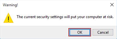 Enable Or Disable Protected Mode In Windows IE