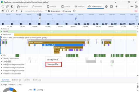Performance Features Reference Microsoft Edge Developer Documentation Microsoft Learn