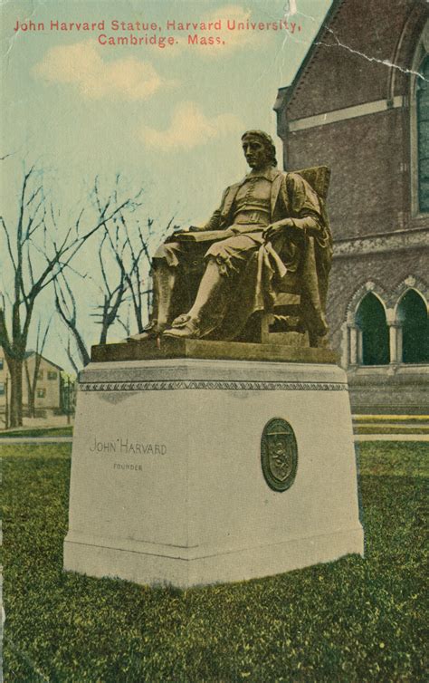 Harvard University Cambridge Massachusetts John Harvard Statue 02