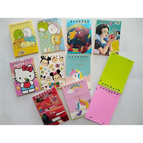 Cartoon Coil Book Cartoon Notepad Mini Notepad Coil Notebook 100k Db100 Shopee Malaysia