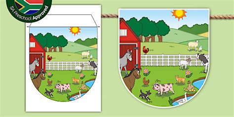 Farm Themed Display Bunting