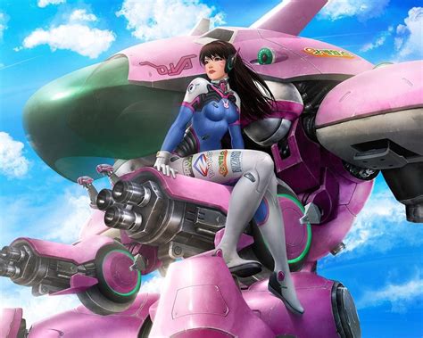 Wallpaper Overwatch Girl Robot Blizzard 1920x1080 Full Hd 2k Picture