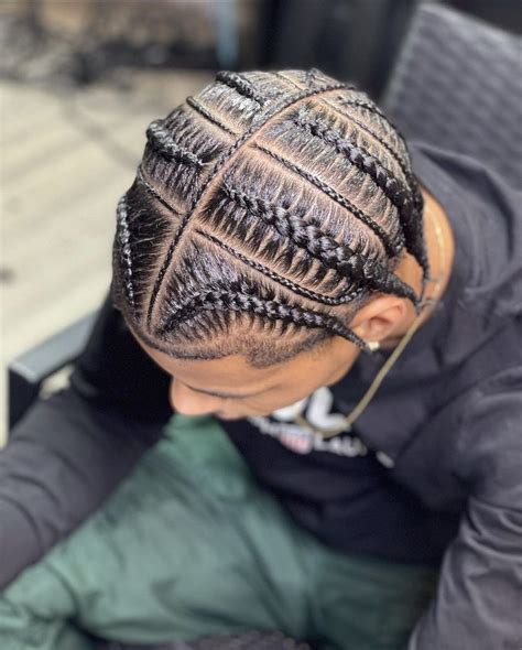 Man Braids Hairstyles Black Male Braid Hairstyle