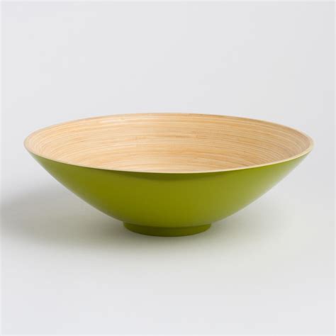 Tchon Bamboo Salad Bowl Bibol Usa