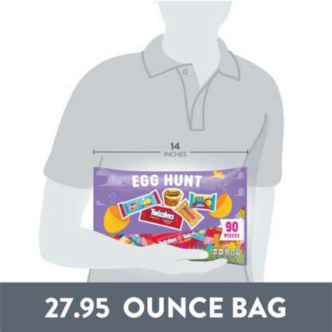 Hershey Chocolate And Fruit Flavored Assortment Treats Easter Candy Bulk Variety Bag 90 Pieces