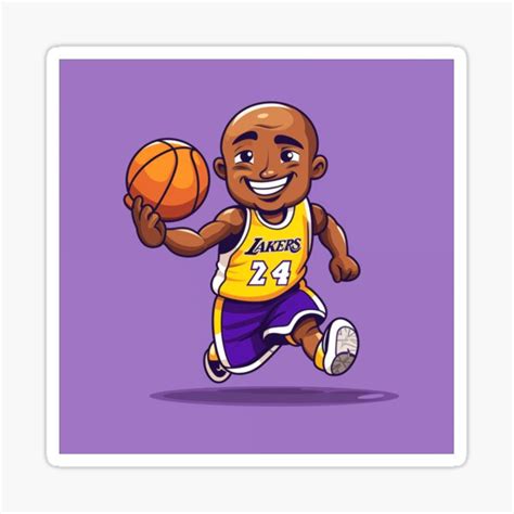 Kobe Bryant Chibi Style Sticker For Sale By Freddyaiart Redbubble