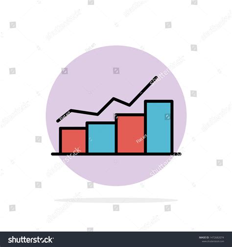 Growth Chart Flowchart Graph Increase Progress Stock Vector Royalty Free 1472682074 Shutterstock