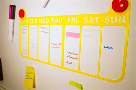 Whiteboard Week Schedule By Theo Jarmer Download Free Stl Model