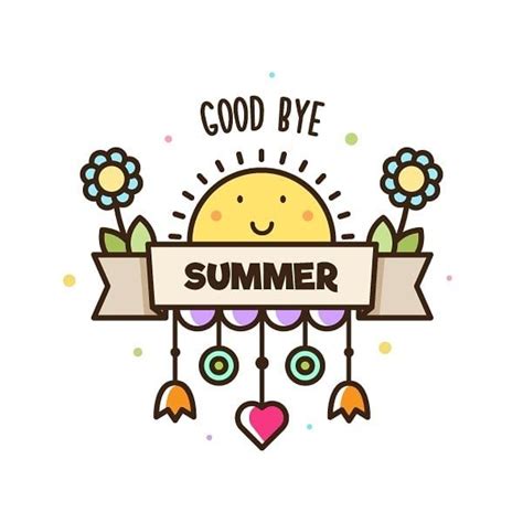 Goodbye Summer Clipart