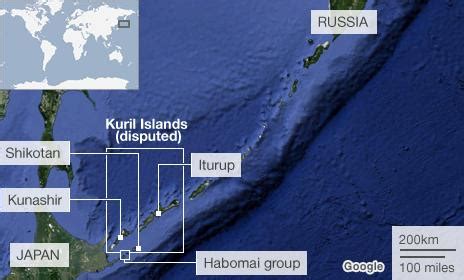 Kuril Islands Dispute Between Russia And Japan Bbc News