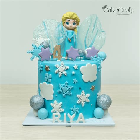 Elsa Ice Queen Birthday Cake In Dhaka Custom Design By Cakecroft