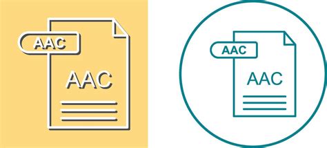 Aac Icon Design 44409884 Vector Art At Vecteezy