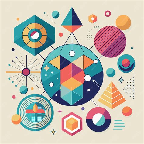 Abstract And Basic Shapes Collection Vector Basic Shape Geometric
