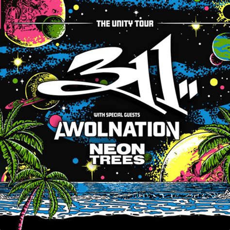 311 Unity Tour With Special Guests Awolnation And Neon Trees Olg Stage
