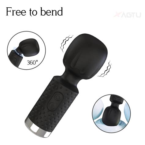Tluda Mini Personal Massager Rechargeable Rotatable Head Massager Wand