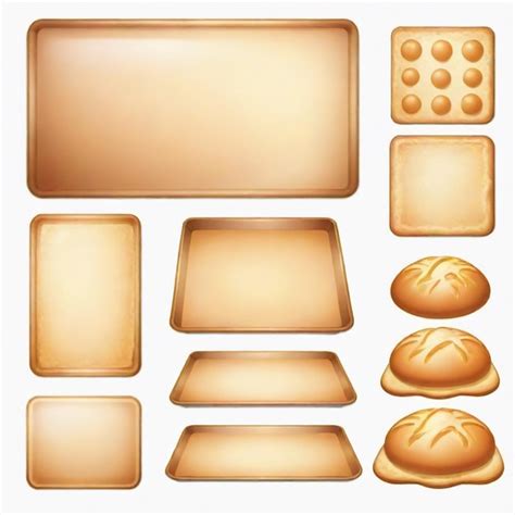Baking Sheet Detailed Vector Set Premium Ai Generated Vector
