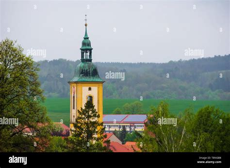 Bernstadt A D Eigen Saxony Germany May 10th 2019 View On The Tower