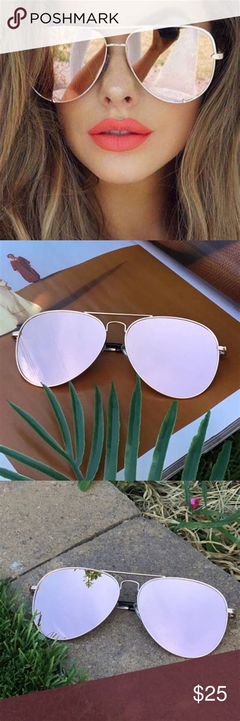 Springforwardsale〰️rose Gold Mirrored Sunglasses Rose Gold