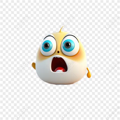 表情吃驚卡通模型 小可爱表情包 卡通片圖片素材 Png圖片尺寸2500 × 2500px 高清圖案380497794
