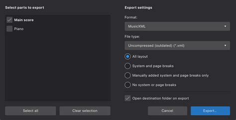 Musescore 452 Export Musicxml Supports Element Musescore