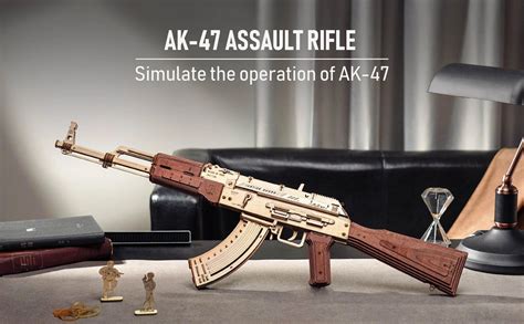 Mô Hình Gỗ 3d Lắp Ráp Robotime Rokr Súng Trường Ak 47 Lq901 Wp259