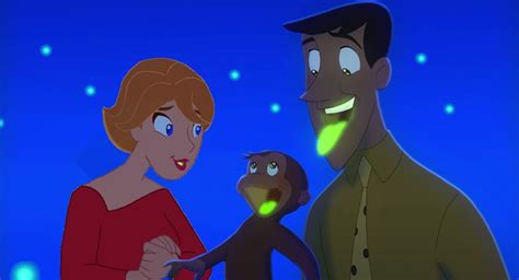 Curious George Firefly Scene With Maggie Dunlop Artwork Pictures