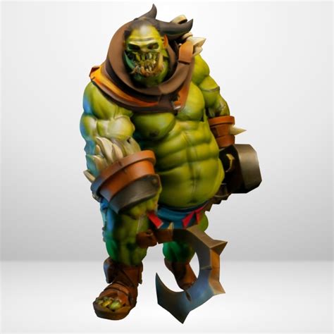 Hot Goblin 鍛冶屋助手 ミニチュア オーガ風屈強な労働者 ホットゴブリン