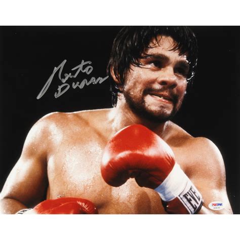 Roberto Duran Signed 11x14 Photo Psa Coa Pristine Auction