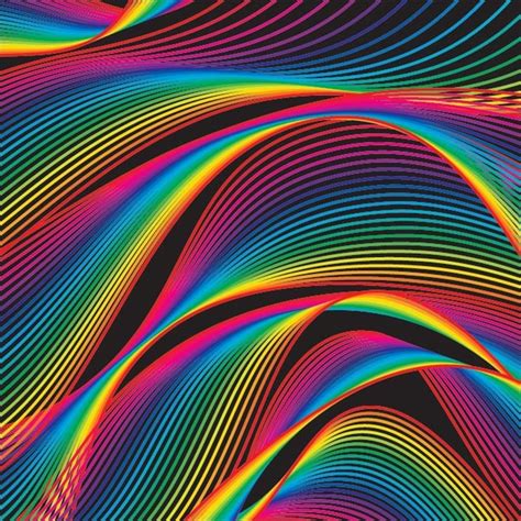 Vector Abstract Lines Blend Pattern Design Elements Free Vector In Encapsulated Postscript Eps