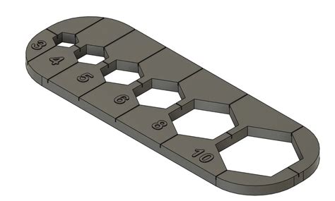 Hexagon Template By Domak Makerworld Download Free 3d Models