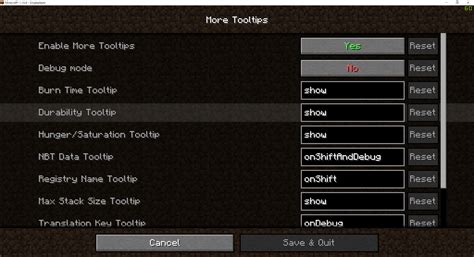 More Tooltips Mods Minecraft Curseforge