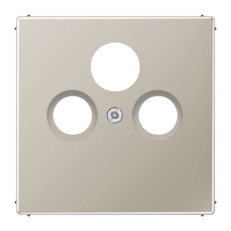 Centre Plate For Sat Tv Fm Sockets Stainless Steel Es 2990 Sat