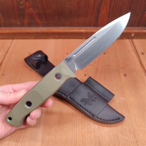 Benchmade 163 1 Bushcrafter 43 Drop Point Cpm S30v Fixed Blade Od Gr
