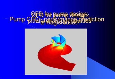 ppt pump cfd performance prediction a tutorial powerpoint