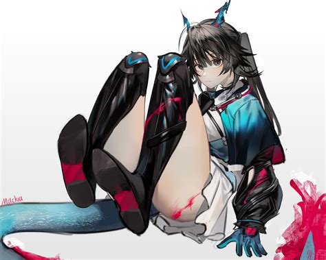 Chen Qianyu Arknights And 1 More Drawn By Mackia Danbooru